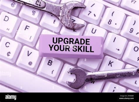 Text Caption Presenting Upgrade Your Skill Word For Expand Scope Of Knowledge Optimize Skills