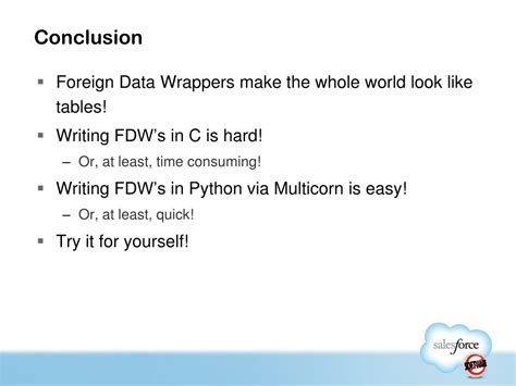 ppt unlocking proprietary data with postgresql foreign data wrappers powerpoint presentation
