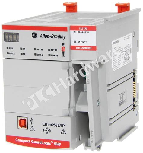Plc Hardware Allen Bradley 5069 L340erms2 Guardlogix 5380 Safety Controller