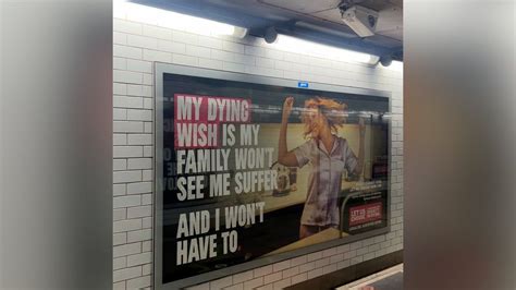 Assisted Dying Adverts Displayed In Central London