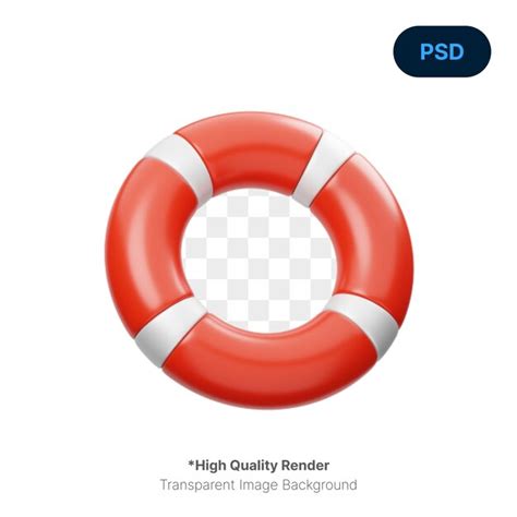 Premium Psd Lifebouy D Icon Premium Psd