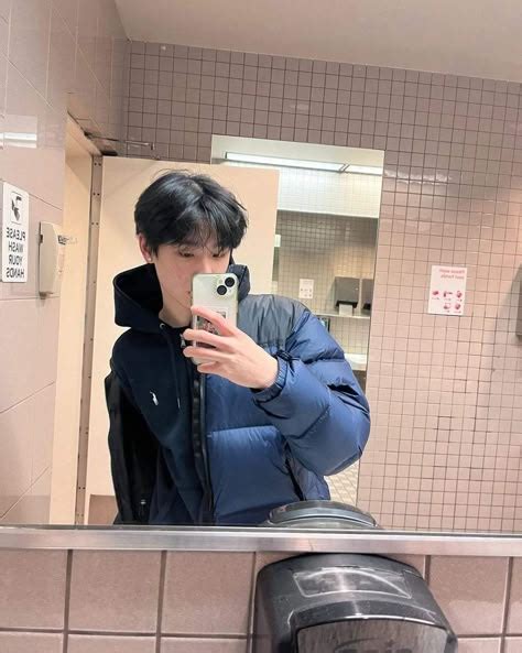 Asian Guy Mirror Selfie