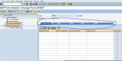 SAP TECH Components Of Smartforms