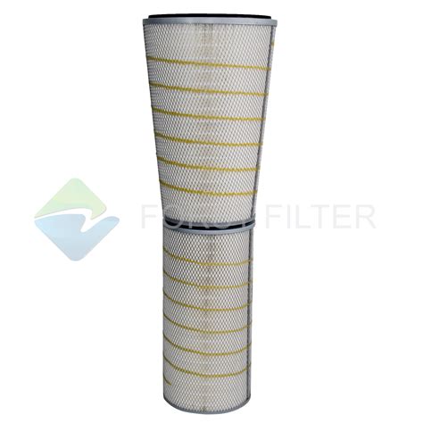 White Cellulose Nano Fiber Conical Filter Cartridge Buy Conical Polyester Air Filter Cartridge