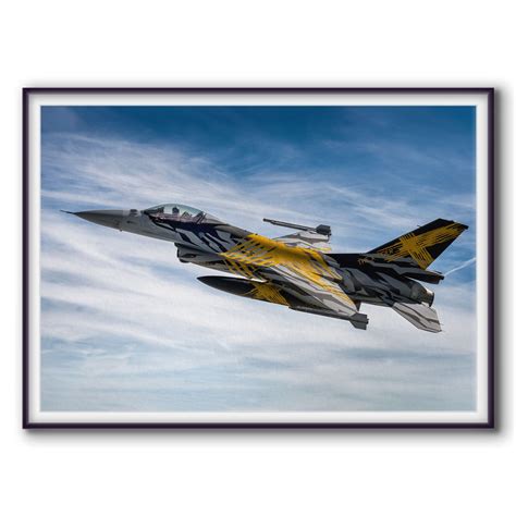 F 16 Belgian Tiger Maciej Szamal Szamałek Buy Prints Cosmonity
