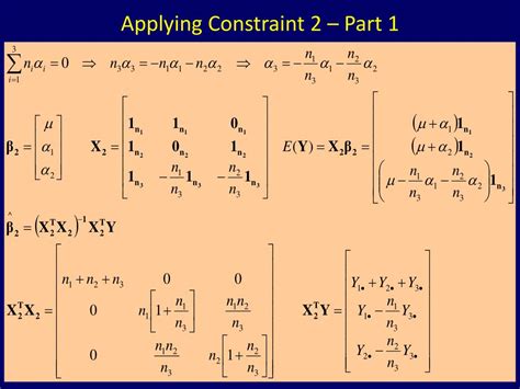 Ppt Matrix Approach To 1 Way Anova Powerpoint Presentation Free