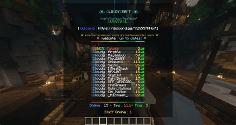 เซิร์ฟเวอร์ปิดถาวร ️ เซิฟใหม่ ️ Mc Cloudy Craft 1171 สร้างบ้าน