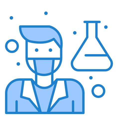 Scientist Generic Blue Icon