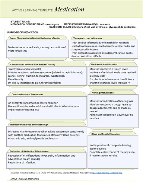 Ati 7 Vancomycin Ati 7 Vancomycin Ati 7 Vancomycin Ati 7 Vancomycin