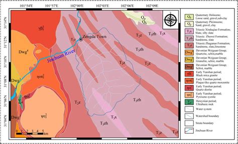 Geological Map Of The Study Area Source Author Download Scientific