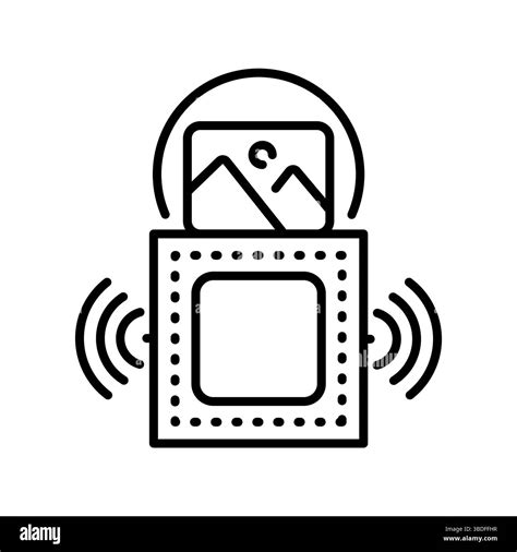 Photoelectric Sensor Black Line Icon For Digital And Print Projects Minimal Clean Icons For