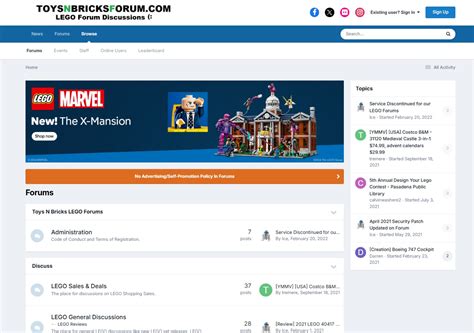 Lego Forum Lego Discussion Toys N Bricks