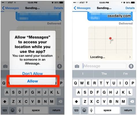 How To Share Your Current Location From Messages On IPhone