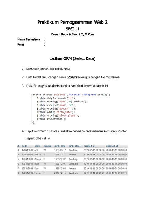 Sesi 11 Praktikum Contains Web Programming Material Praktikum