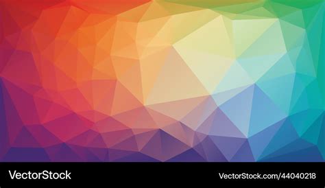Colorful Triangular Background Royalty Free Vector Image