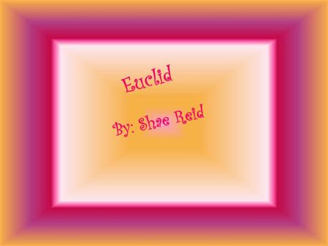 PPT Euclid PowerPoint Presentation Free Download ID 1867589
