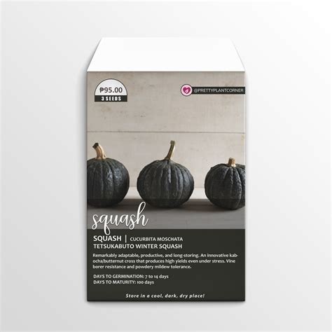 Tetsukabuto Winter Squash Seeds Lazada Ph