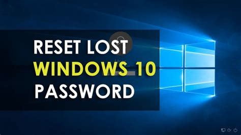 How To Reset Lost Windows 10 Password Without Logging In