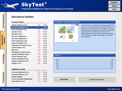 Skytest® Preparation Software For Cargolux Screening 12 Old Version