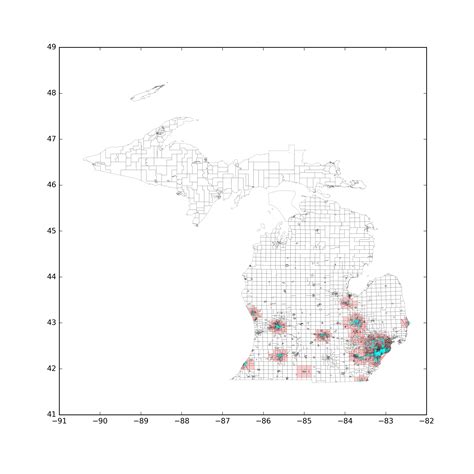 All Mosques In Michigan And Surrounding Voting Precincts Mapped Oc