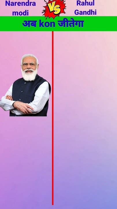 Narendra Modi Vs Rahul Gandhi Trending Short Shorts Youtube
