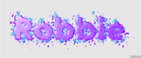 Robbie Text Effect And Logo Design Name