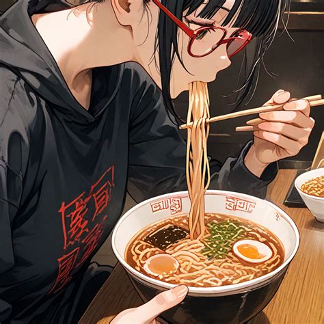 Eating Ramen Aiイラストモデル Pixai