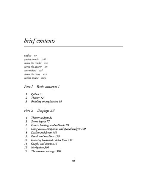 Python And Tkinter Programming Introduction Vii Brief Contents Preface Xv Special Thanks