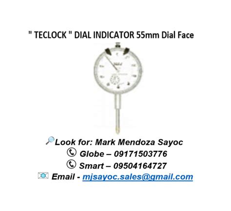 Teclock Dial Indicator 55mm Dial Face Commercial And Industrial