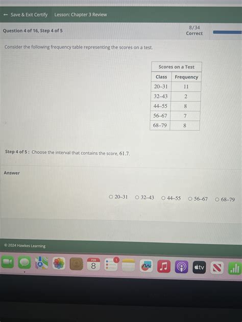 Ftarrow Save Exit Certify Lesson Chapter 3 StudyX
