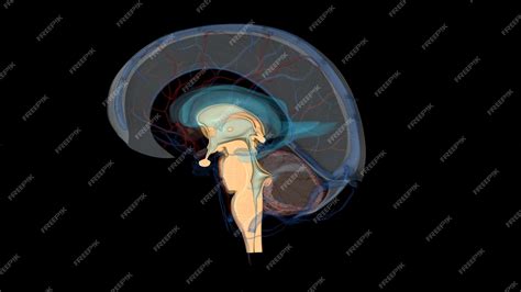 Premium Photo The Brainstem Is The Structure That Connects The