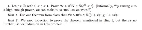 Solved Let C Epsilon R With
