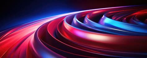 Abstract Colorful Swirls Digital Background Premium Ai Generated Image