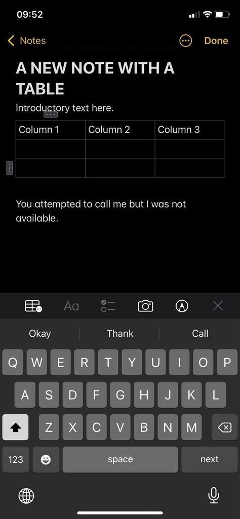 How To Create And Format Tables In Apple Notes Like A Pro