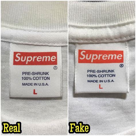 Fake Vs Real Supreme T Shirt Fake Vs Original