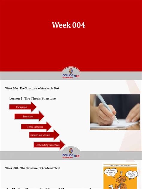 Week 004 Presentation The Structure Of Academic Text Part 1 Pdf