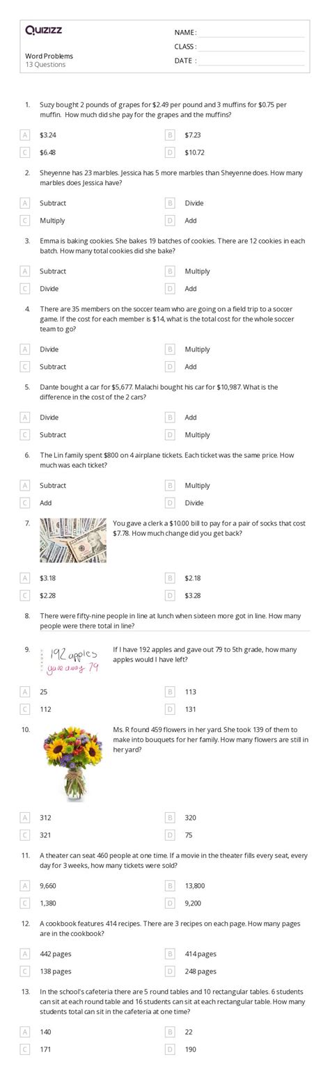 Geometry Word Problems Worksheets On Quizizz Free Printable