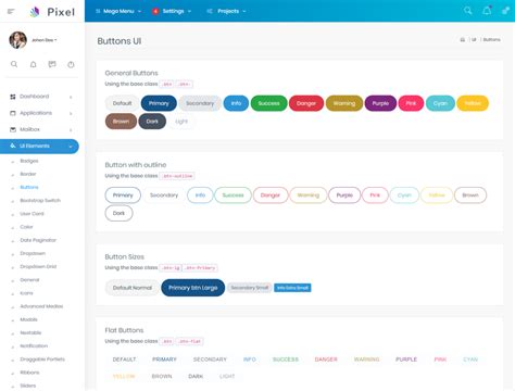 Pixel Premium Admin Dashboard Web Apps UI Kit