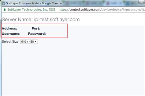 Vpn Softlayer Api How To Get Kvm Console Info Stack Overflow
