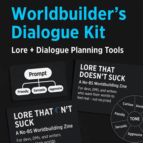 devlog worldbuilder s dialogue kit lore dialogue and npc tools by