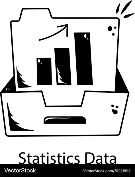 Statistics Data Royalty Free Vector Image Vectorstock