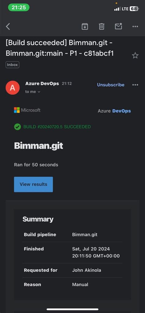 John Akinola On Linkedin Cicd Azuredevops Devops Pipelinesuccess Techjourney
