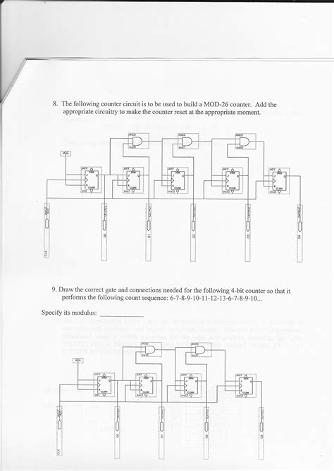 Solved The Following Counter Circuit Is To Be Used To Build Chegg Com