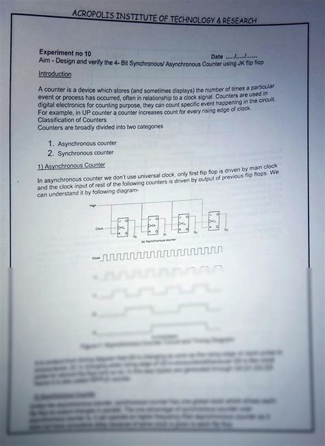 SOLUTION Design And Verify 4 Bit Synchronous Counter Using Jk Flip Flop Studypool