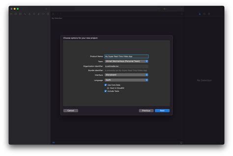 Creating Ios App Project In Xcode Ant Media Documentation