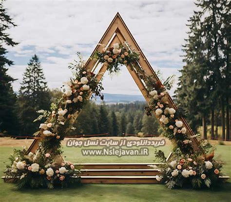 دانلود بک گراند باغ آتلیه و طاق گل آرایی عکاسی سایت نسل جوان