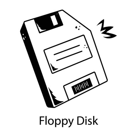 Trendy Floppy Disk 44822781 Vector Art At Vecteezy