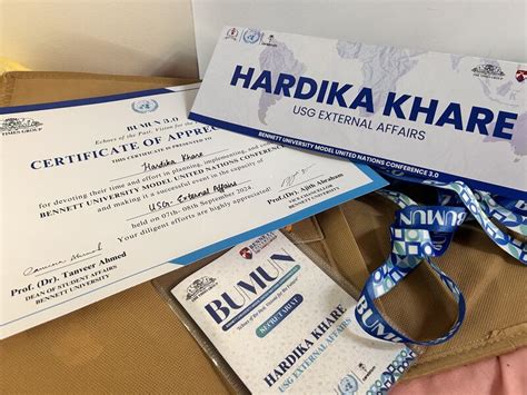 Hardika Khare On Linkedin Thrilled To Have Been The Usg Of External Affairs For Bumun 30 Our