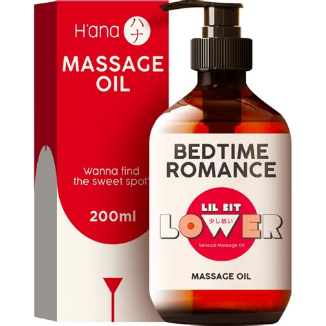 Hana Sensual Massage Oil For Couples Bedtime Romance Vanilla Oil For