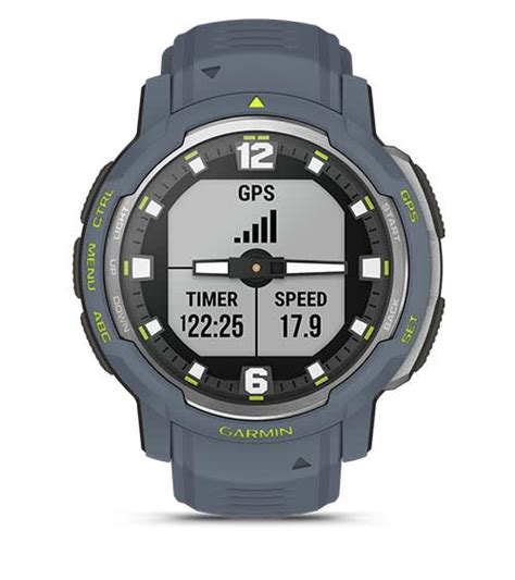 Instinct Crossover Hybrid Rugged Analog Gps Smartwatch Blue Wearables Garmin Malaysia